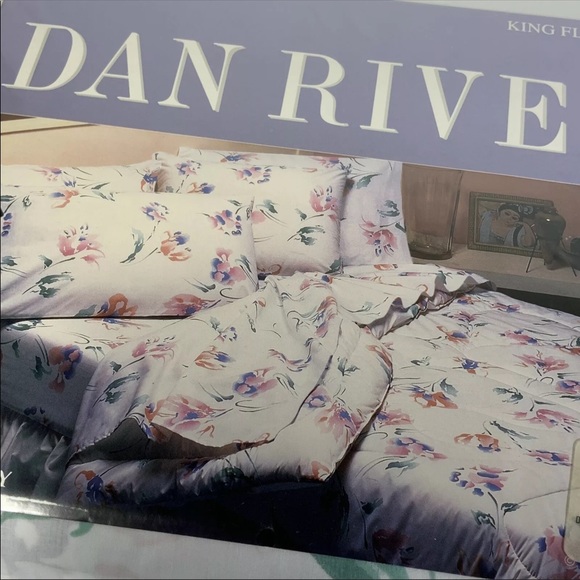 Dan River | Bedding | Vintage Dan River Sheet King Flat Spring Spray ...